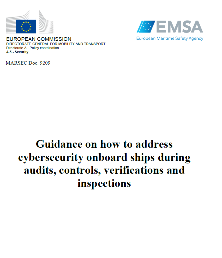 EMSA Guidance document on ship cybersecurity - Maritime - Luxembourg